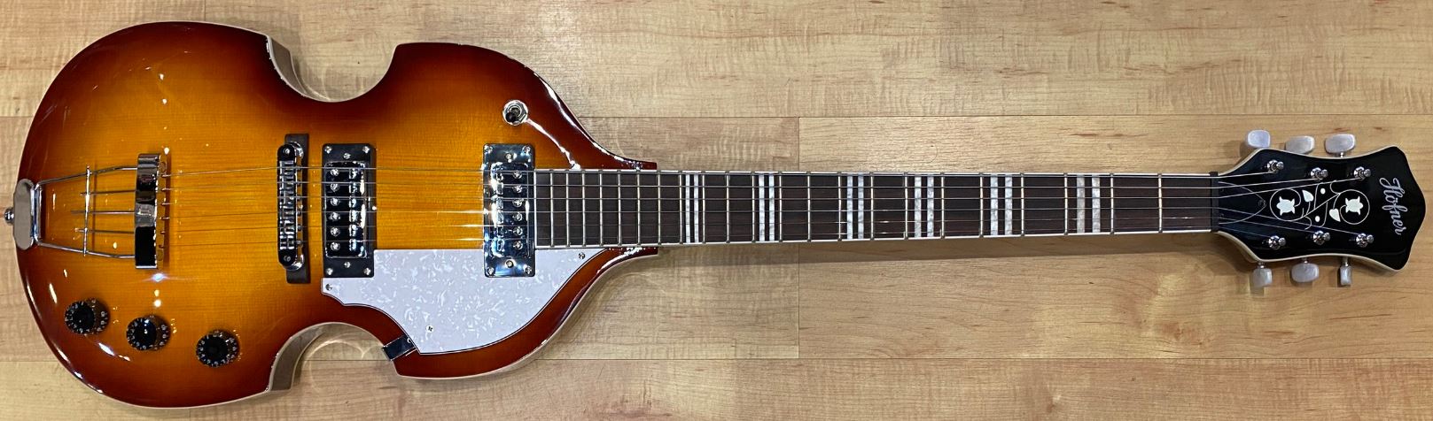 Hofner HI-459-PE-SB Ignition Violin Guitar (Sunburst) – Bandland Toowoomba