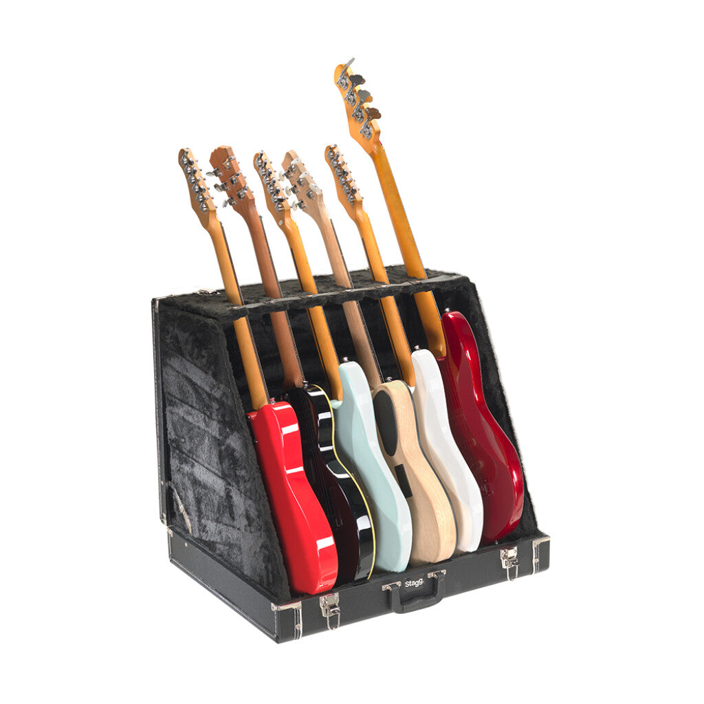 Stagg Guitar Rack Case 6E/3A – Bandland Toowoomba