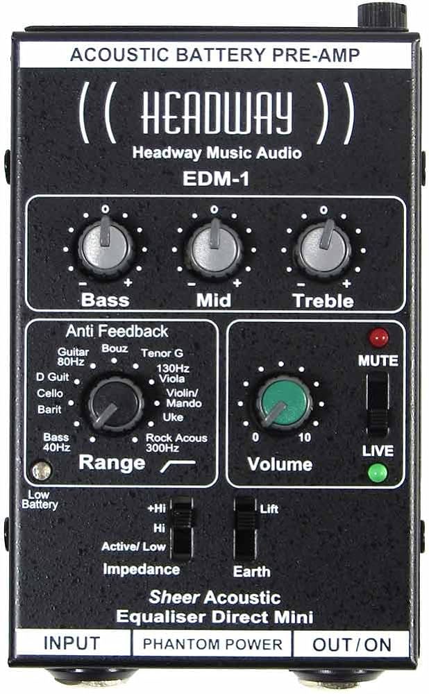 HEADWAY Acoustic Preamp/DI EDM1 – Bandland Toowoomba