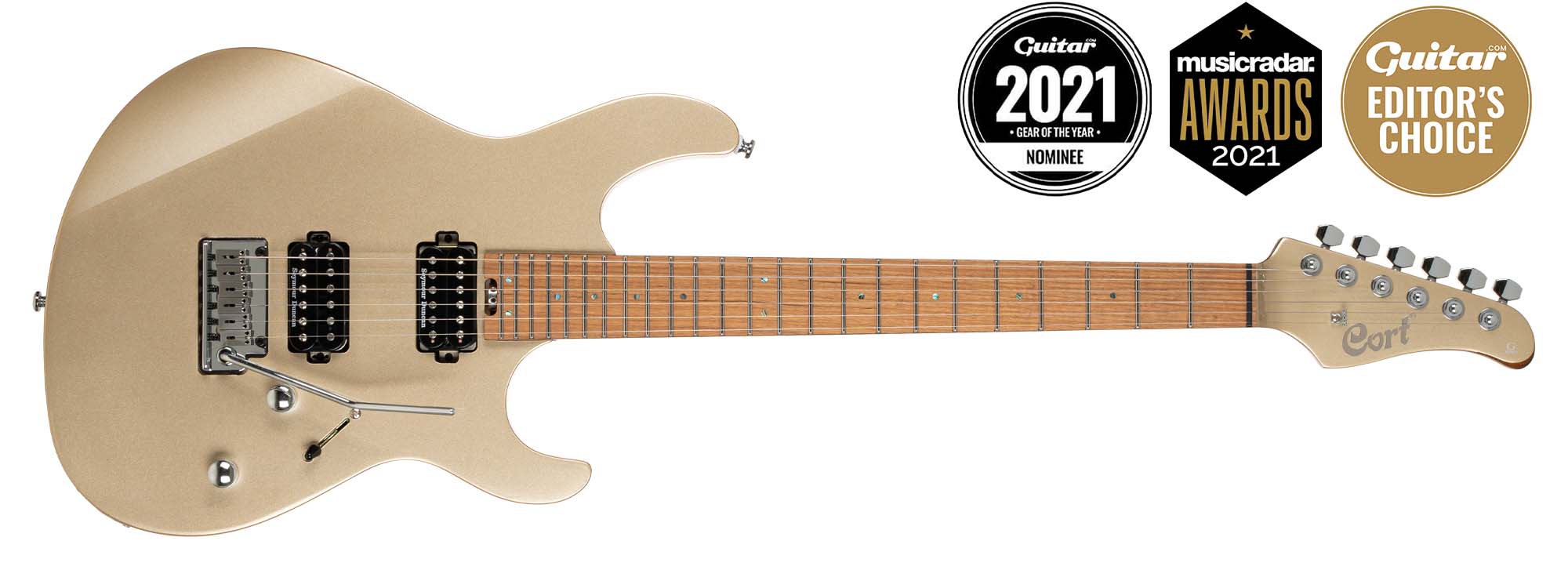 CORT G300 PRO ELECTRIC GUITAR MGD METALLIC GOLD – Bandland Toowoomba