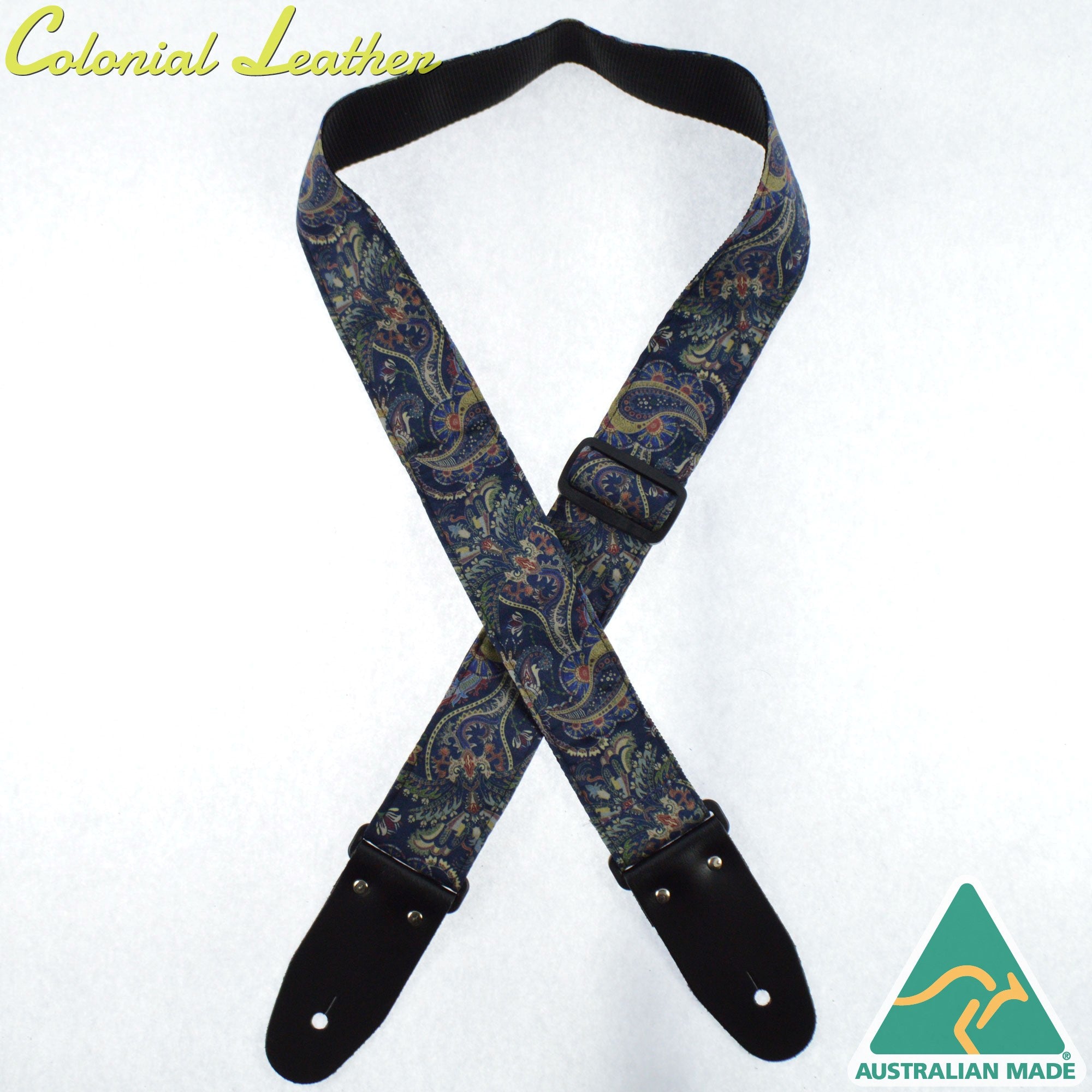 RSP-08 Paisley Rag Strap - Blue – Bandland Toowoomba