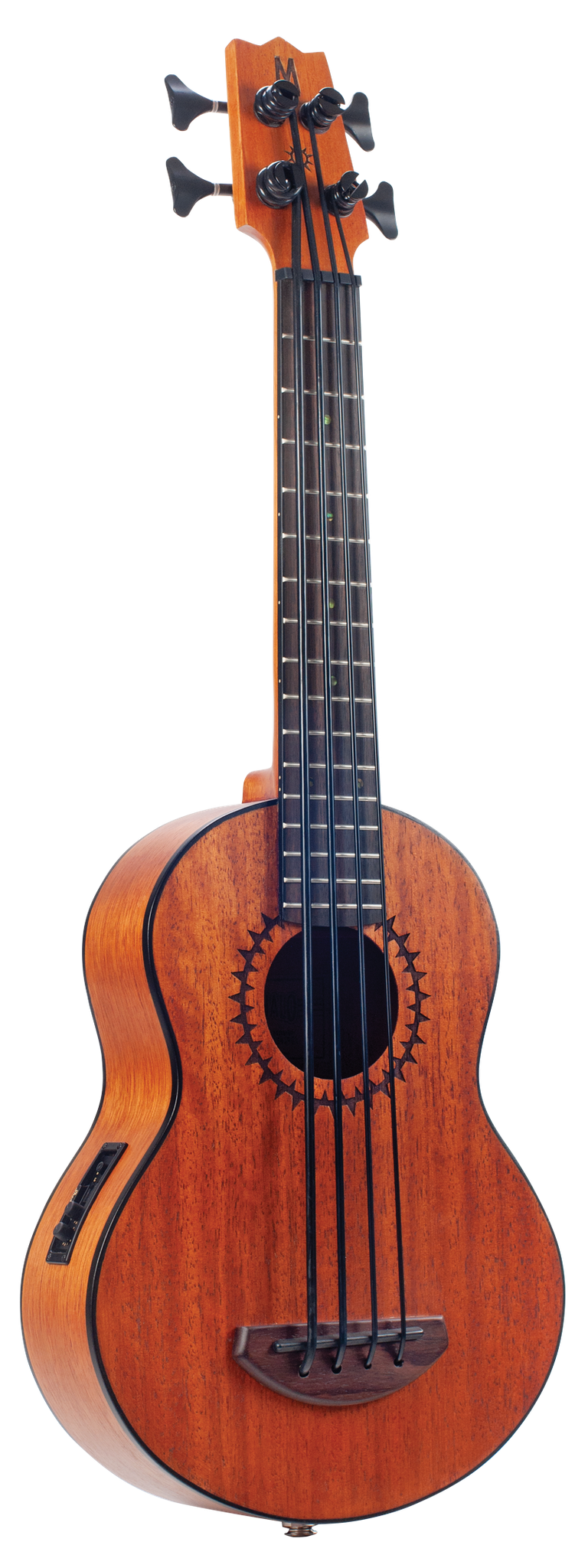 Mahalo MB1 Acoustic Electric Bass Ululele with Bag – Bandland Toowoomba